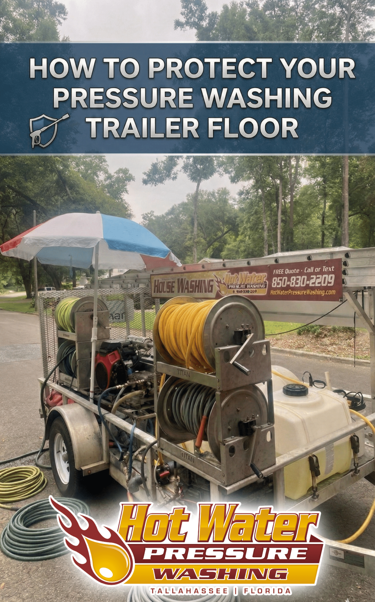 Protect Your Pressure Washer Trailer Floor